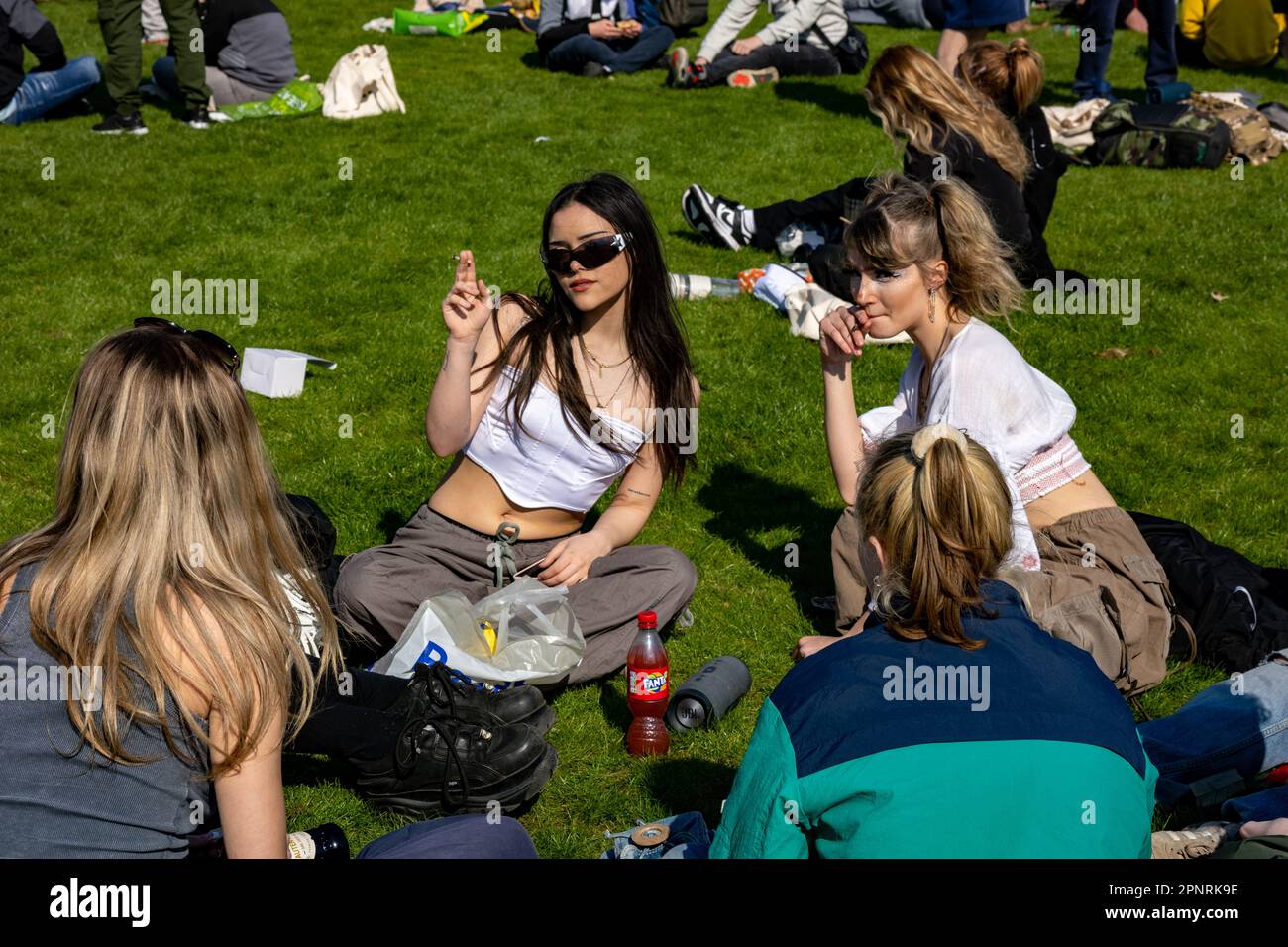 London, UK. 4th Apr, 2023. 420 day a celebrating of marijuana smoking ...
