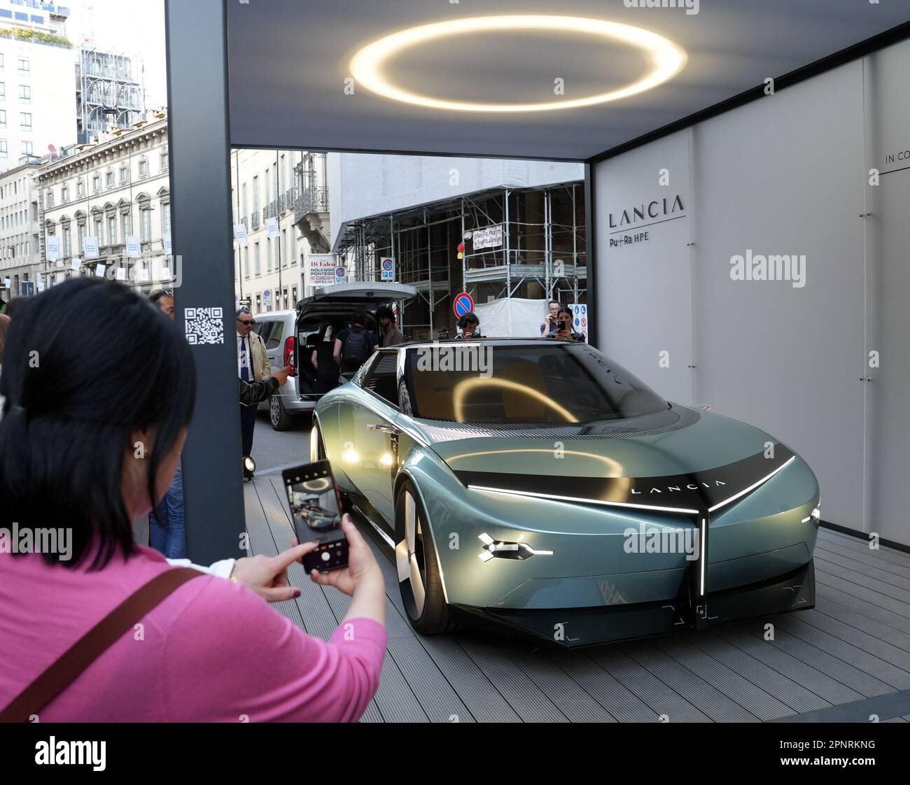Milan, Italy. 20th Apr, 2023. Milan, Installations for the Fuori Salone ...