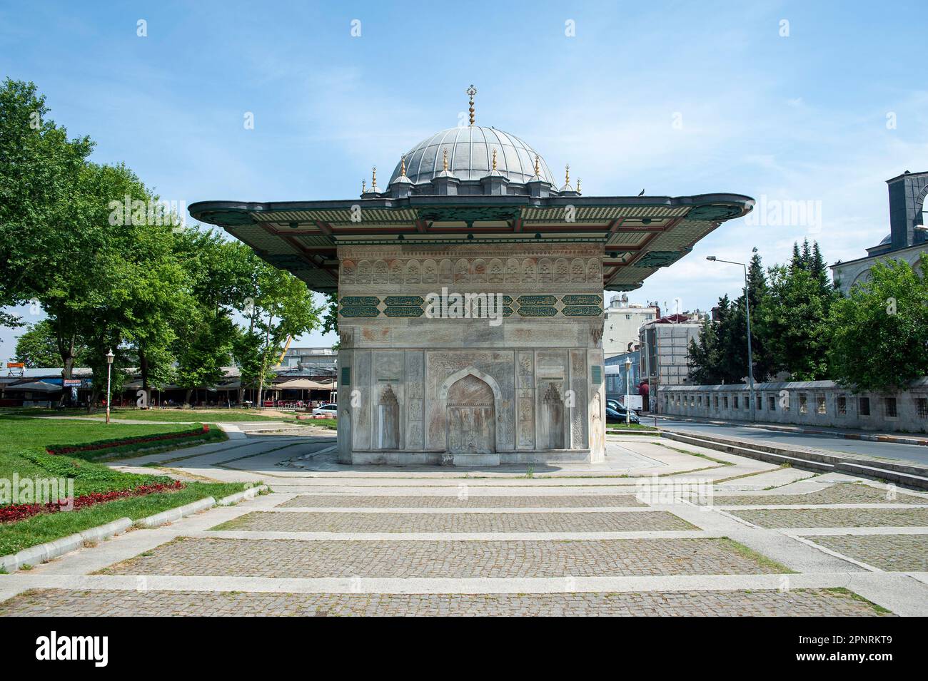 Ottoman Sultan Ahmet III Fountain Tophane , istanbul Stock Photo - Alamy