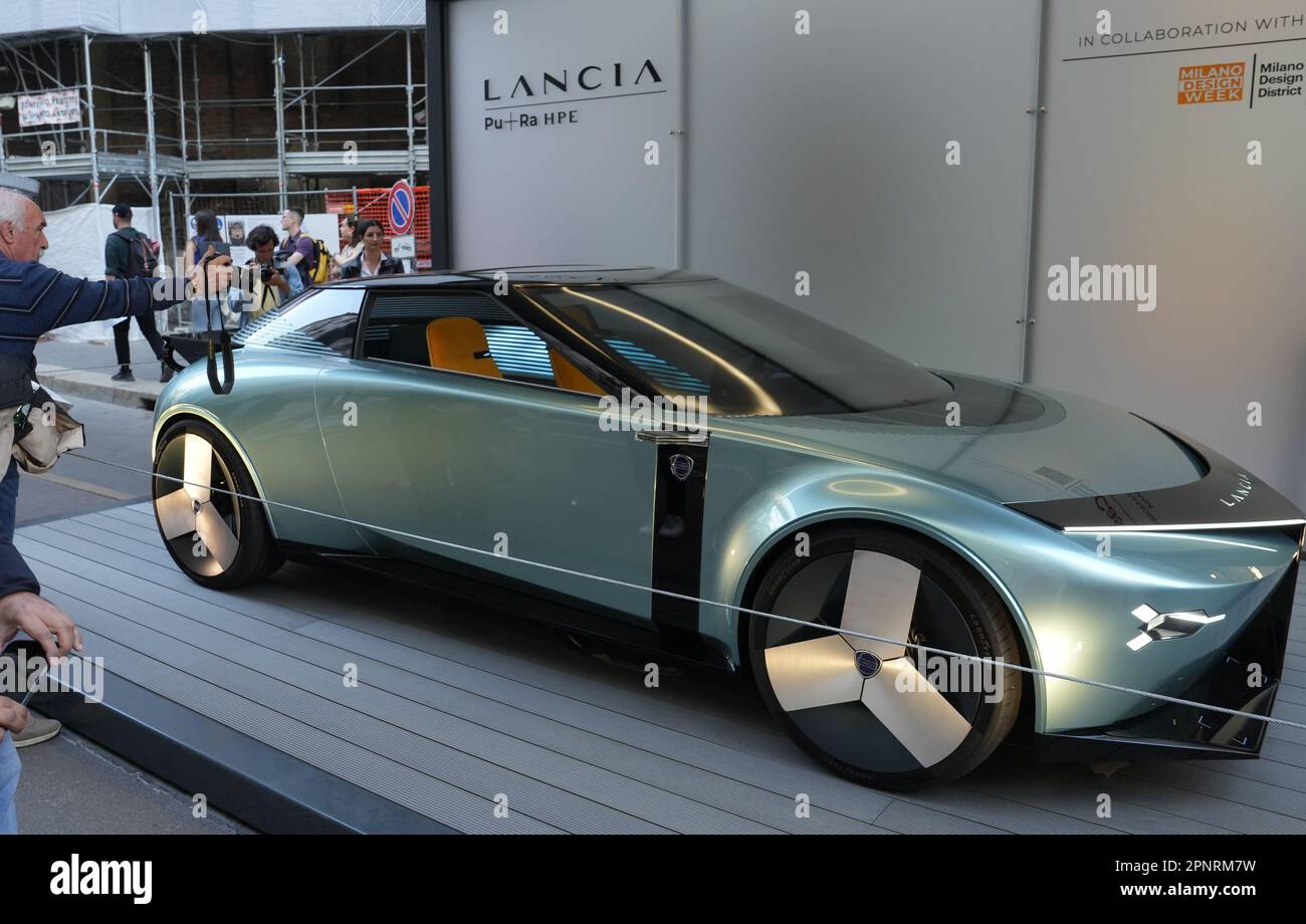 Milan, Italy. 20th Apr, 2023. Milan, Installations for the Fuori Salone ...