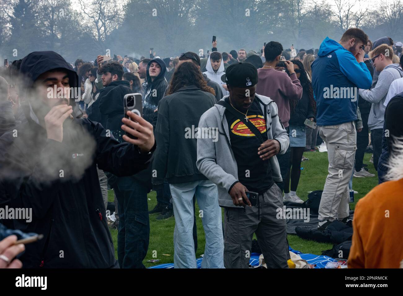 London, UK. 4th Apr, 2023. 420 day a celebrating of marijuana smoking ...