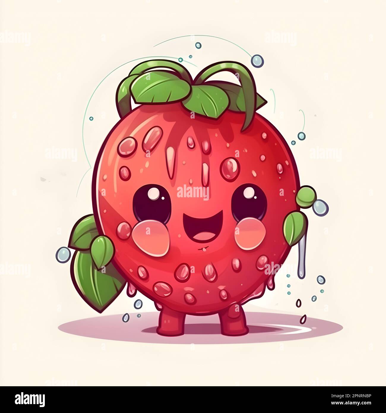 Strawberry smiling face illustration hi-res stock photography and ...