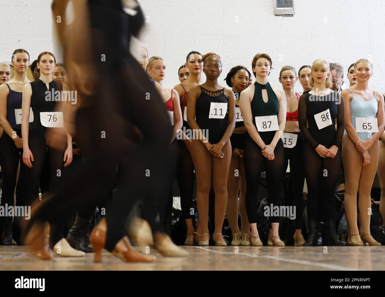 New York, United States. 20th Apr, 2023. Dancers watch other ...