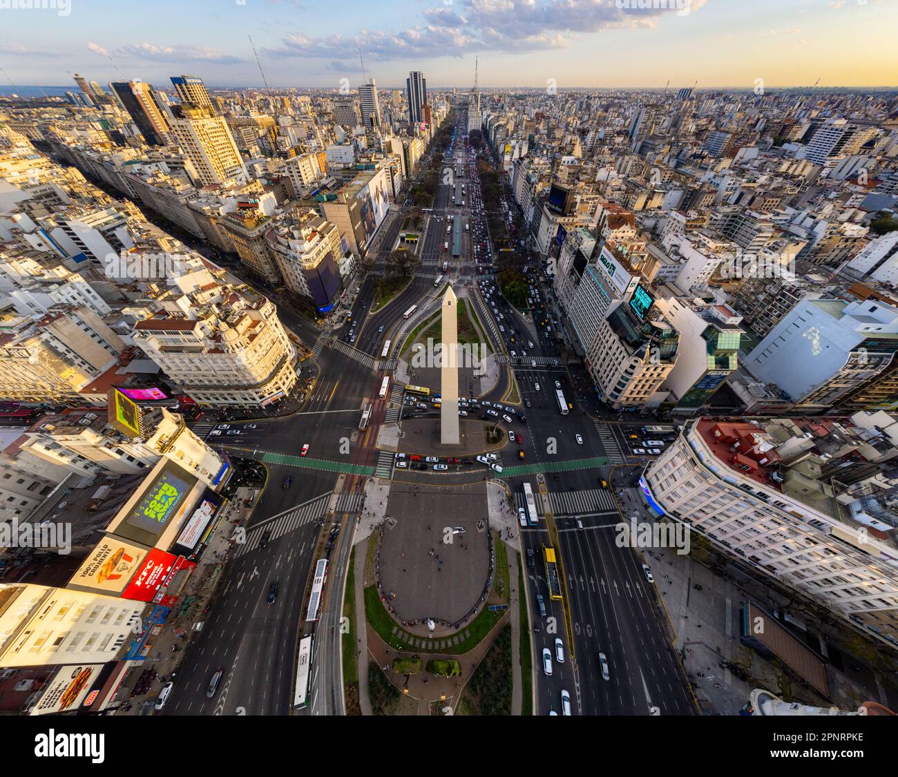 Drone shot city scape of the obelisk in Buenos Aires city Stock Photo ... Drone shot city scape of the obelisk in Buenos Aires city Stock Photo ...