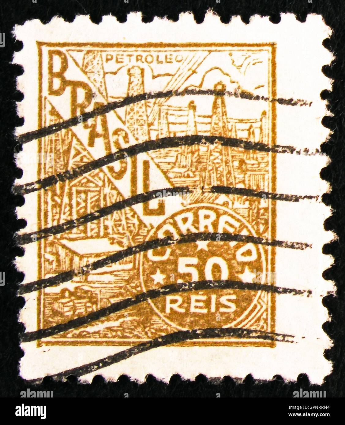 MOSCOW, RUSSIA - MARCH 26, 2023: Postage stamp printed in Brazil shows ...