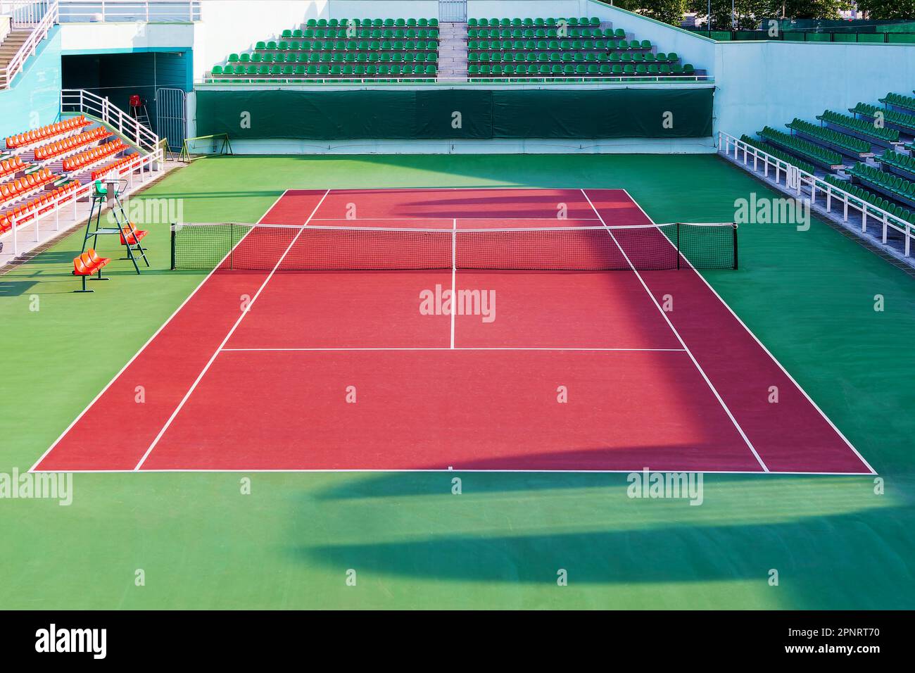View tennis court stadium hi-res stock photography and images - Alamy