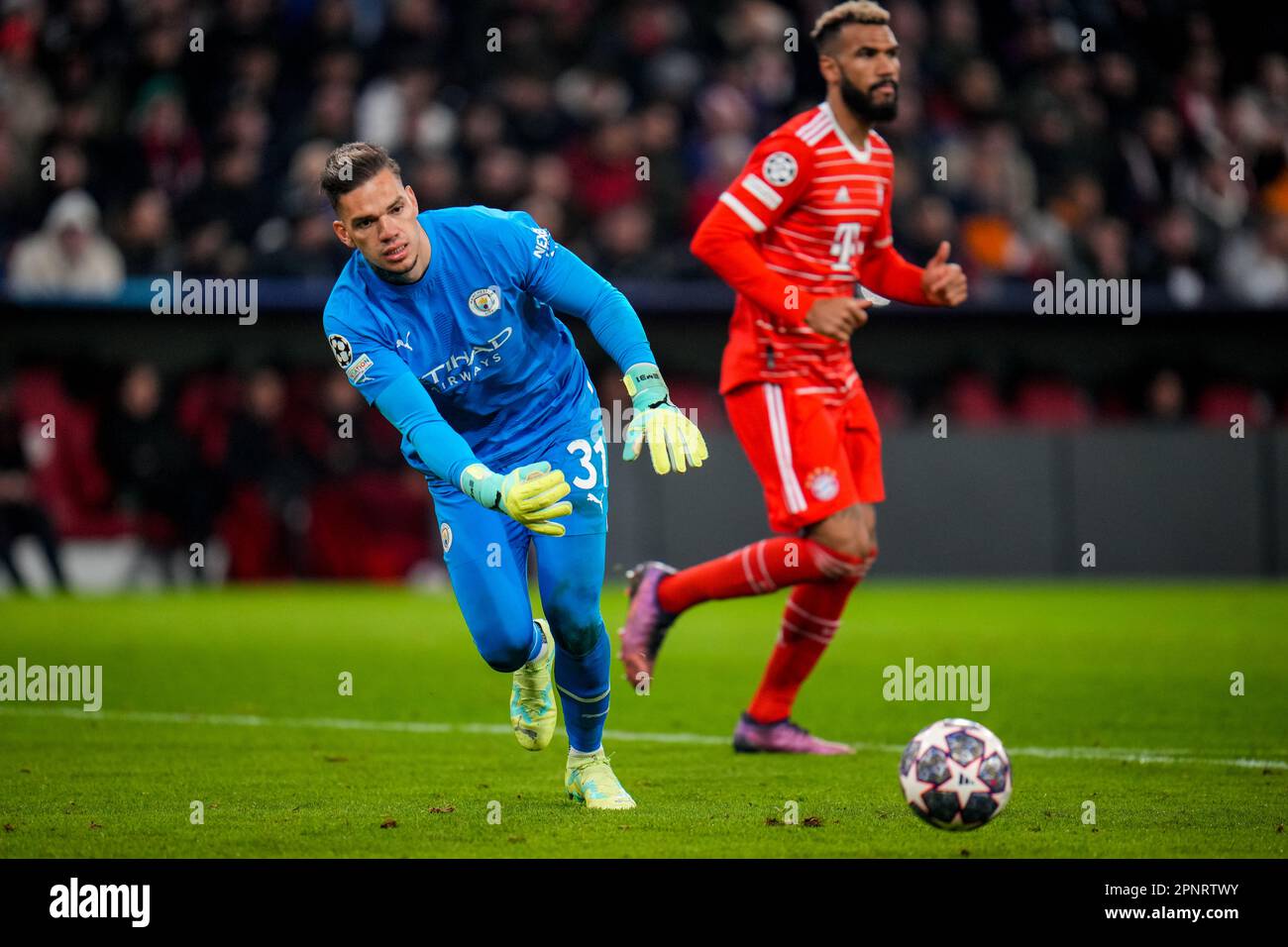 Munich, Germany. 19th Apr, 2023. MUNICH, GERMANY - APRIL 19: Ederson of ...