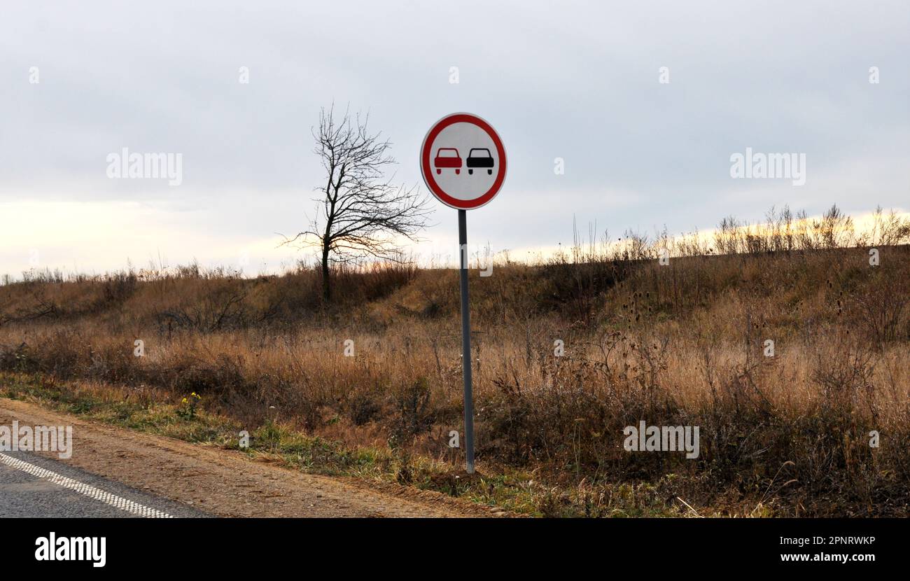 Road sign. Graphic drawing to communicate information to road users ...