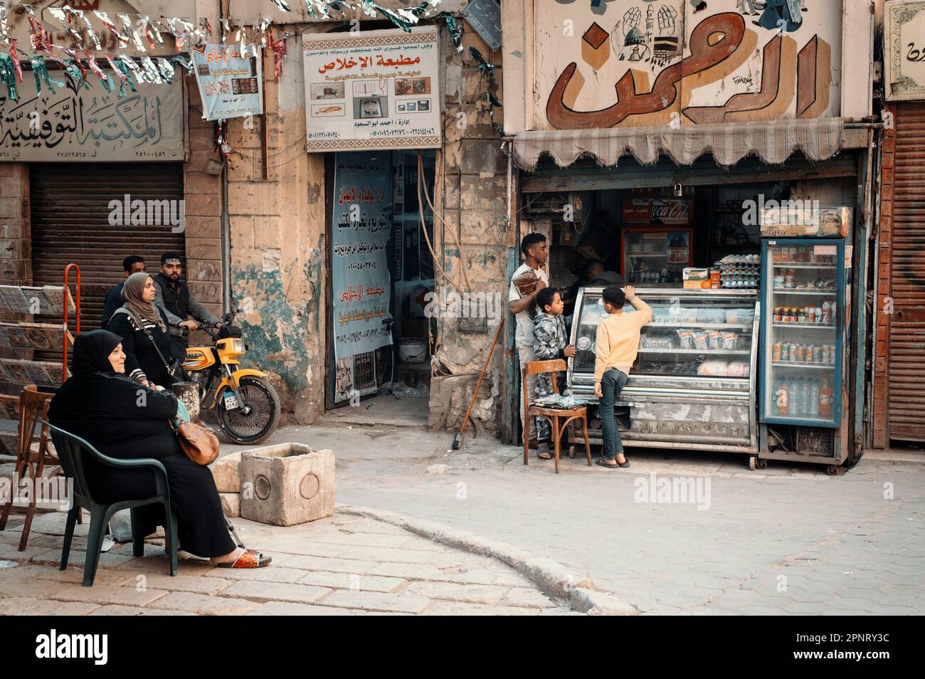 Cairo, Egypt. March 2023. Images depicting the state capital during the month of Ramadan Stock ...