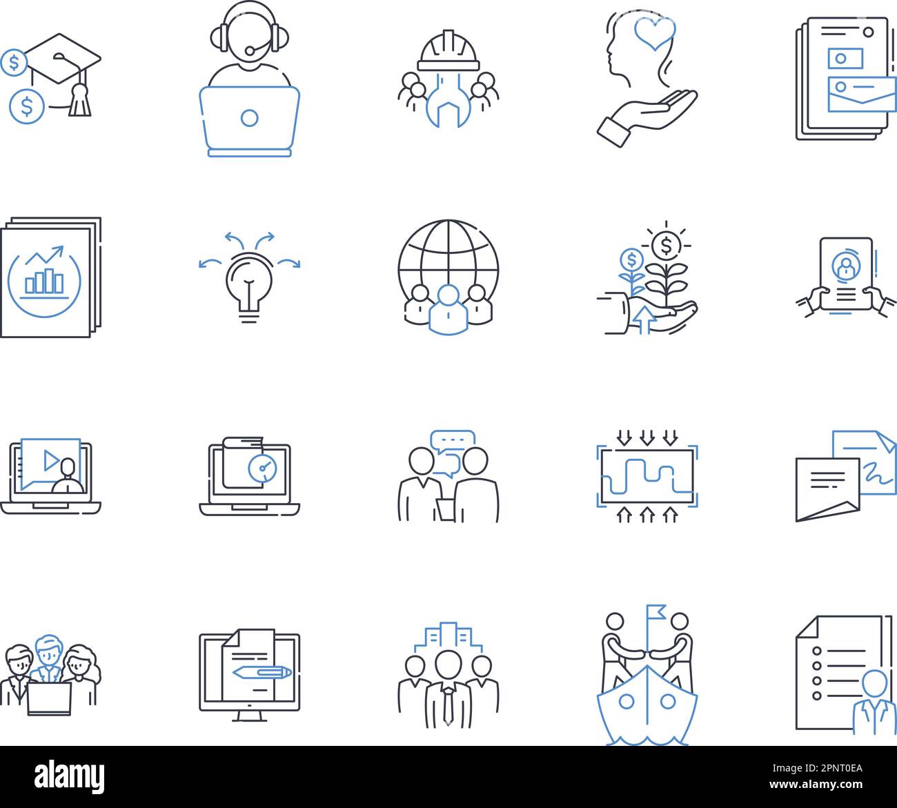 Customer relations line icons collection. Service, Satisfaction ... Customer relations line icons collection. Service, Satisfaction ...