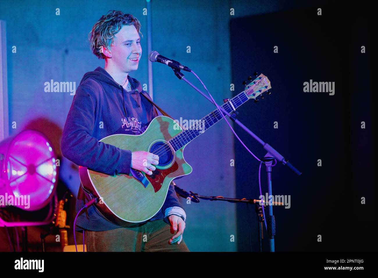 Milan, Italy. 12th Apr, 2023. Finnegan Tui live concert at Arca in ...