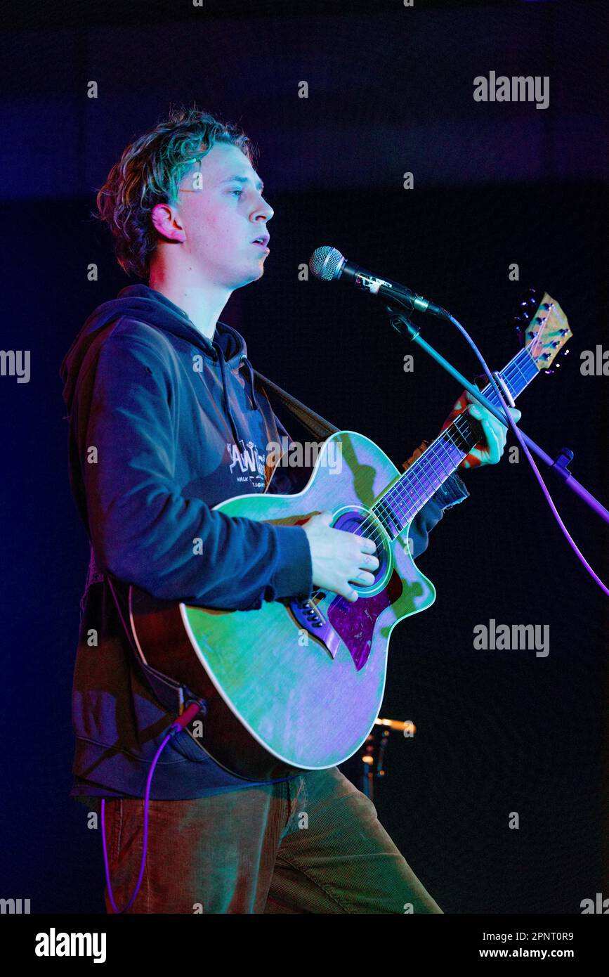 Milan, Italy. 12th Apr, 2023. Finnegan Tui live concert at Arca in ...