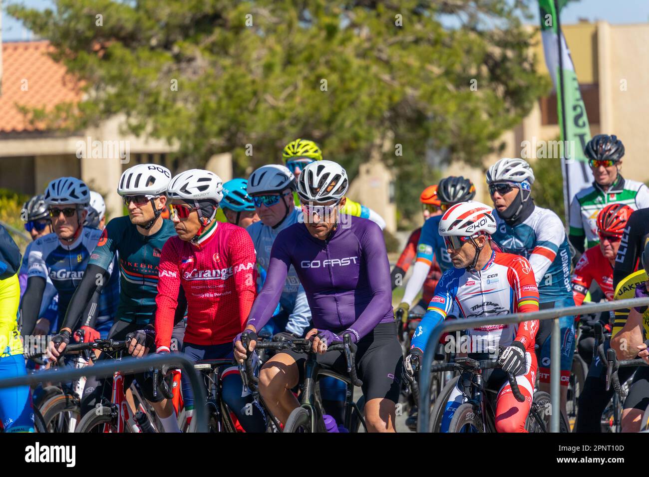 Cycling road race start line hi-res stock photography and images - Alamy