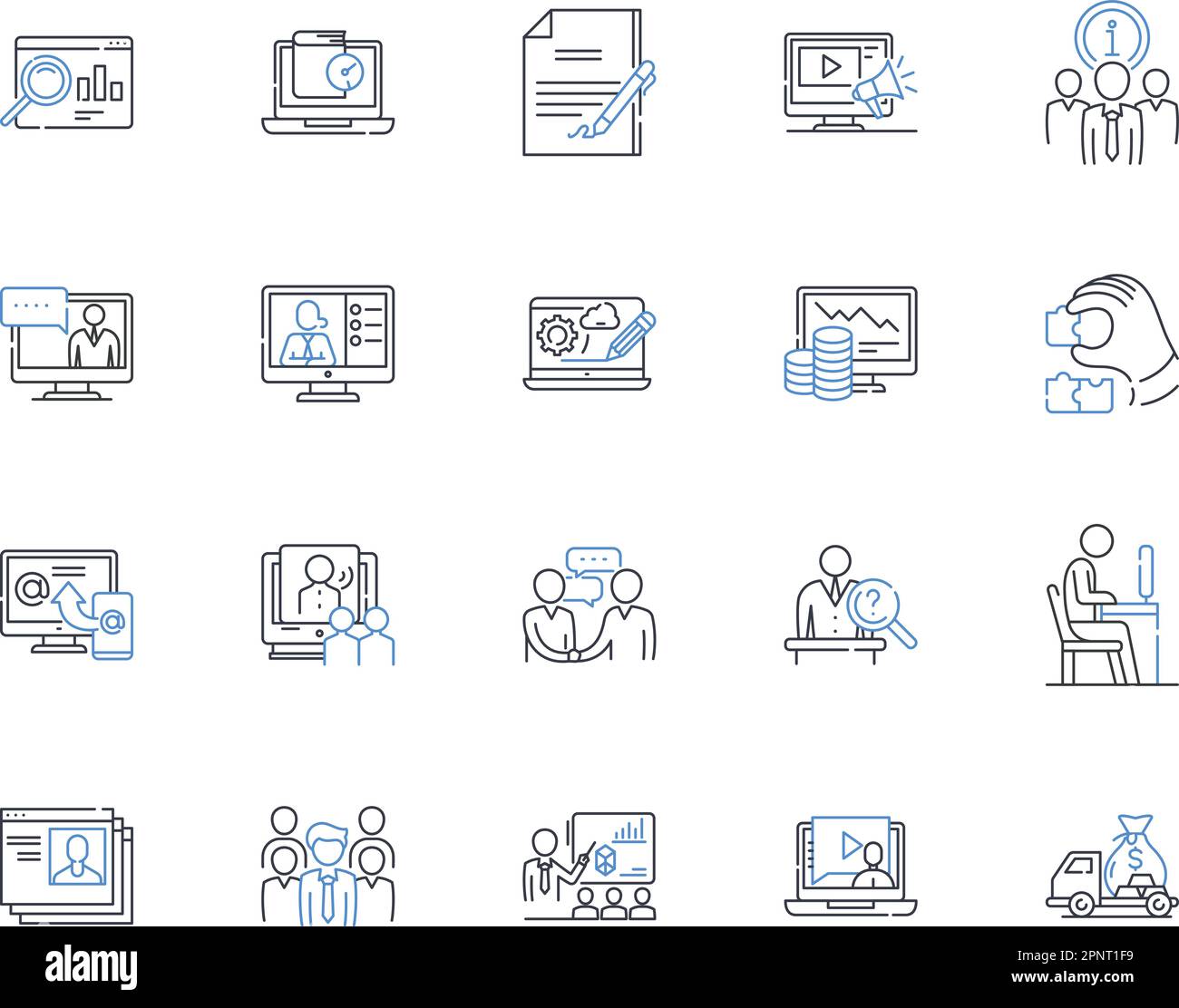 Profit and revenue line icons collection. Earnings, Income, Growth ...