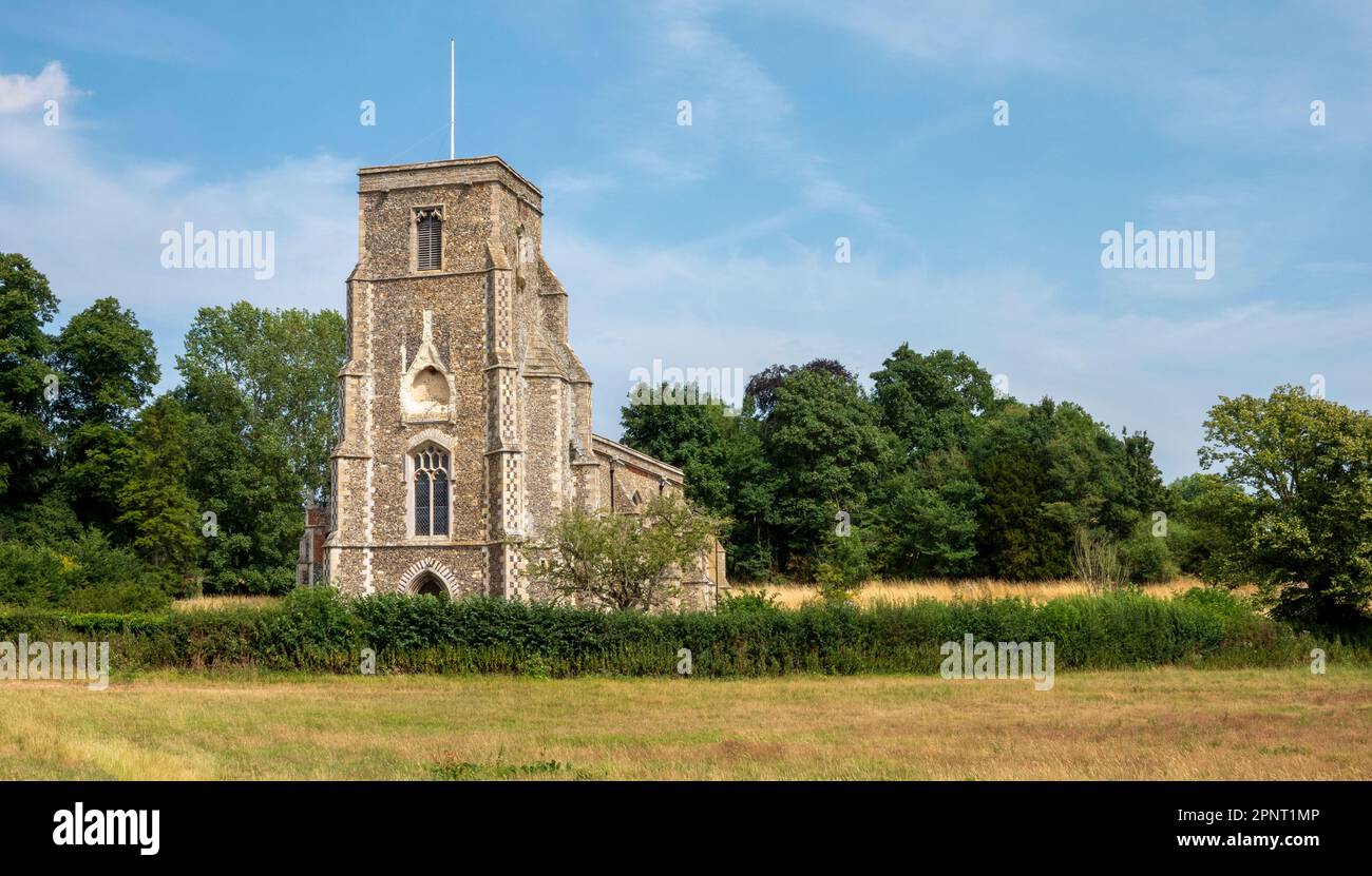 St Mary the Virgin Church Parham, Suffolk Stock Photo - Alamy