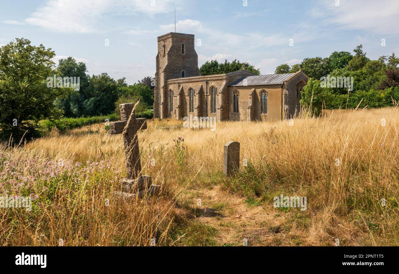 St Mary the Virgin Church Parham, Suffolk Stock Photo - Alamy