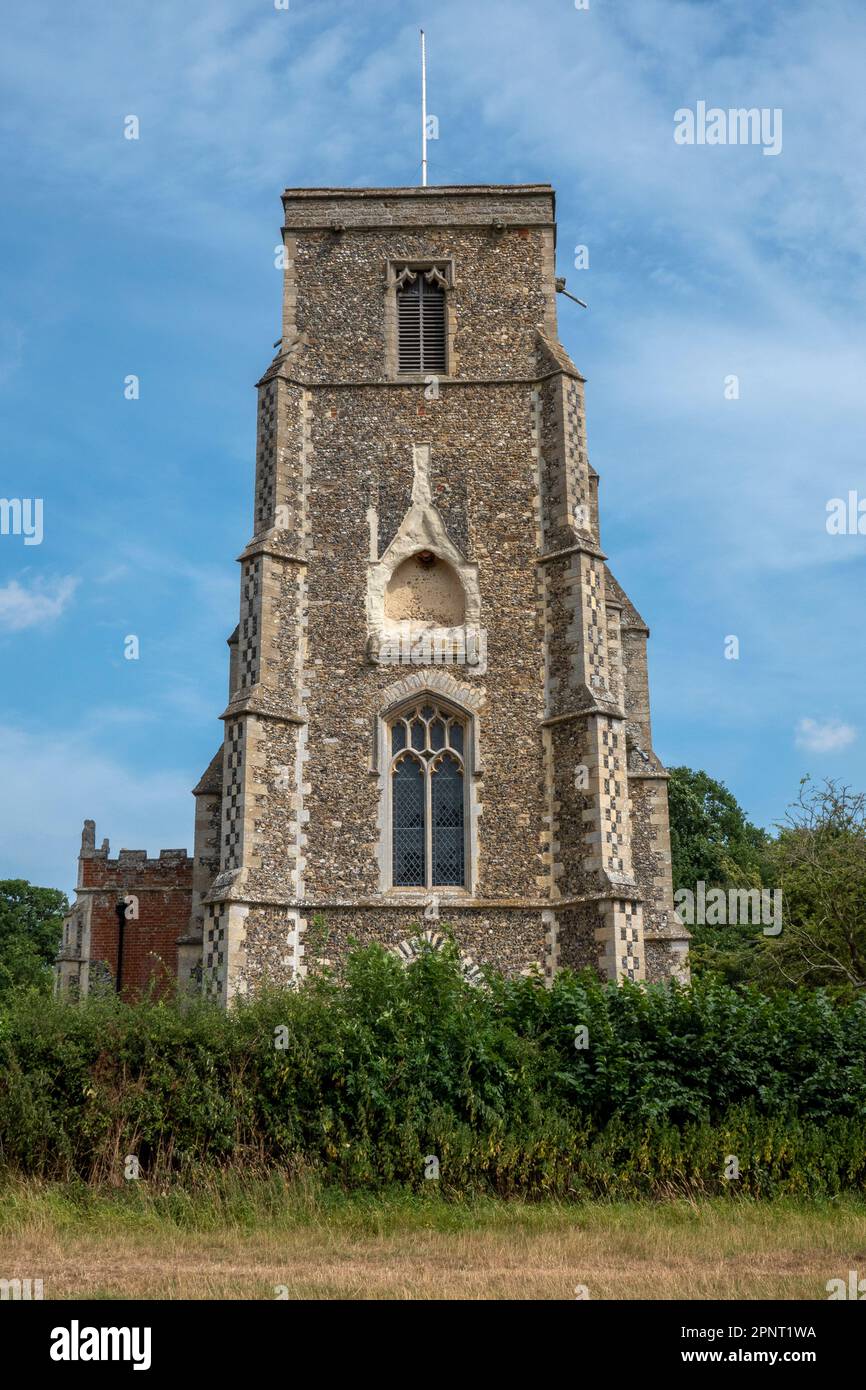 St Mary the Virgin Church Parham, Suffolk Stock Photo - Alamy