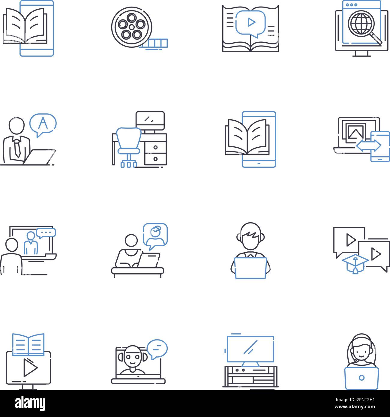 Reputation management line icons collection. Reputation, Management ...