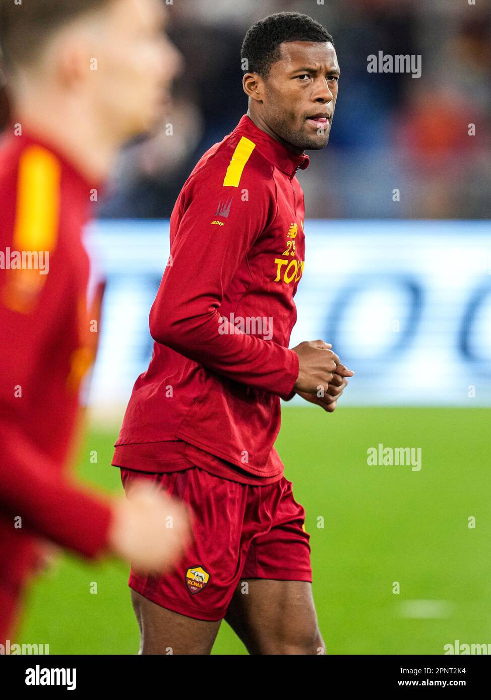 Rome, Italy. 20th Apr, 2023. Rome - Georginio Wijnaldum of AS Roma ...