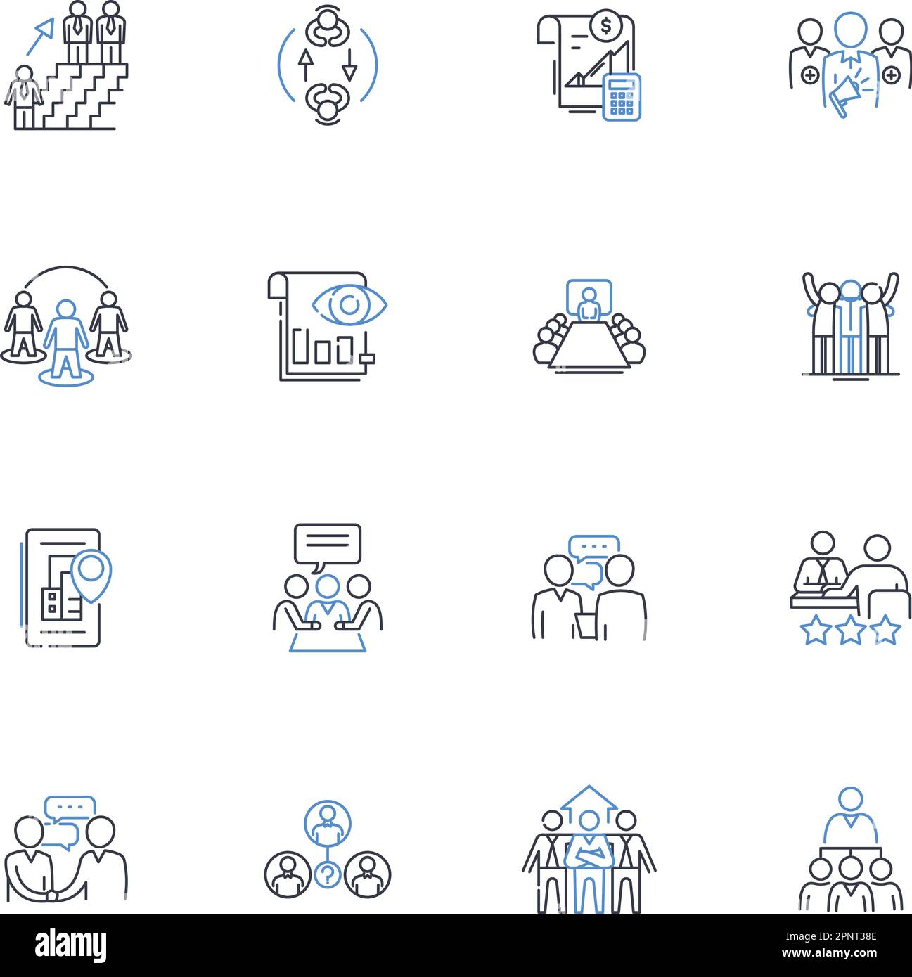 Retail model line icons collection. Merchandising, Inventory, Sales ...