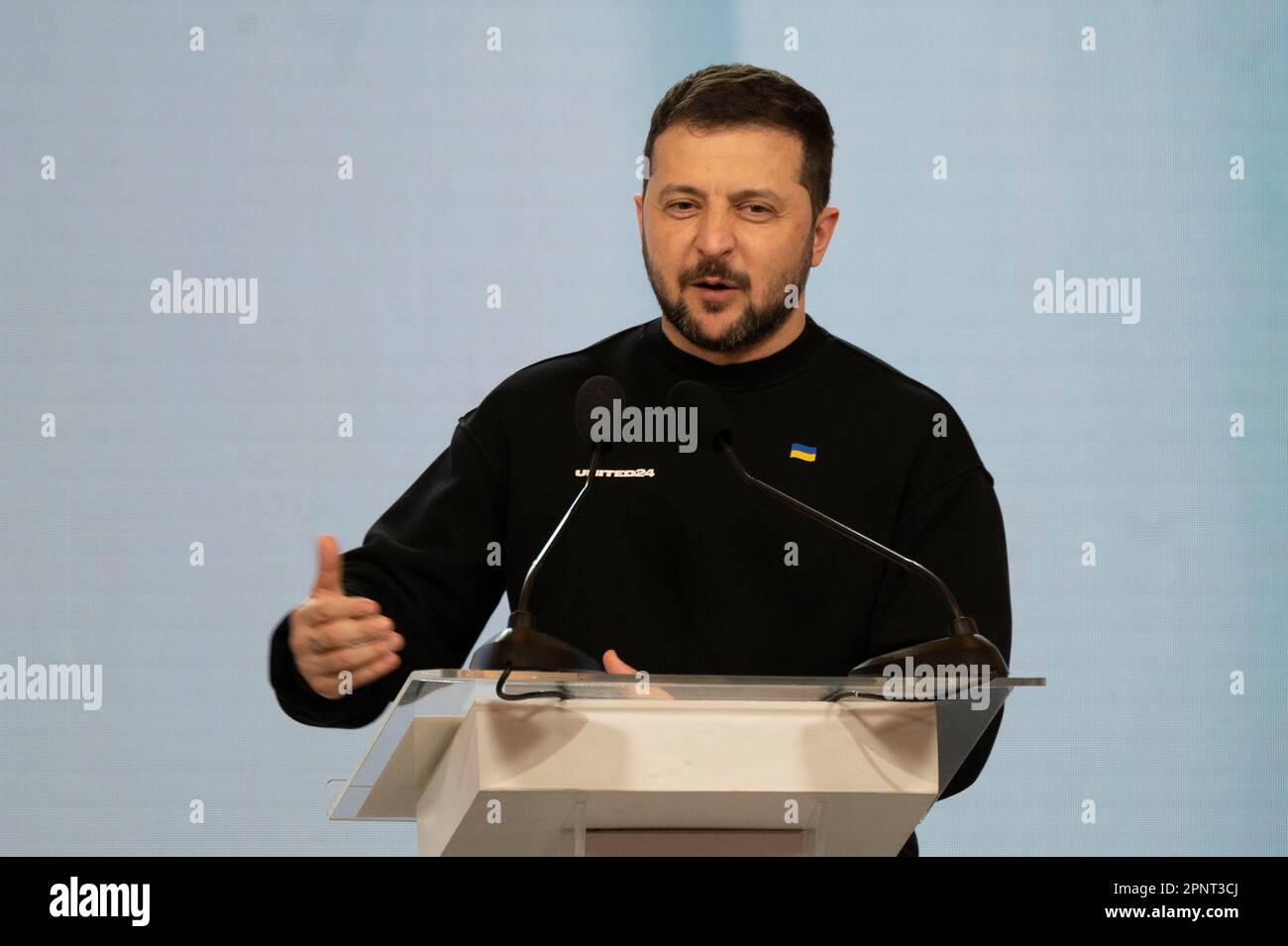 Volodymyr zelensky april 2023 hi-res stock photography and images - Alamy
