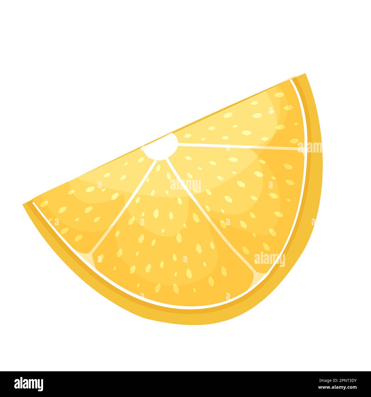 Fresh lemon citrus fruit in comic cartoon style isolated on white ...