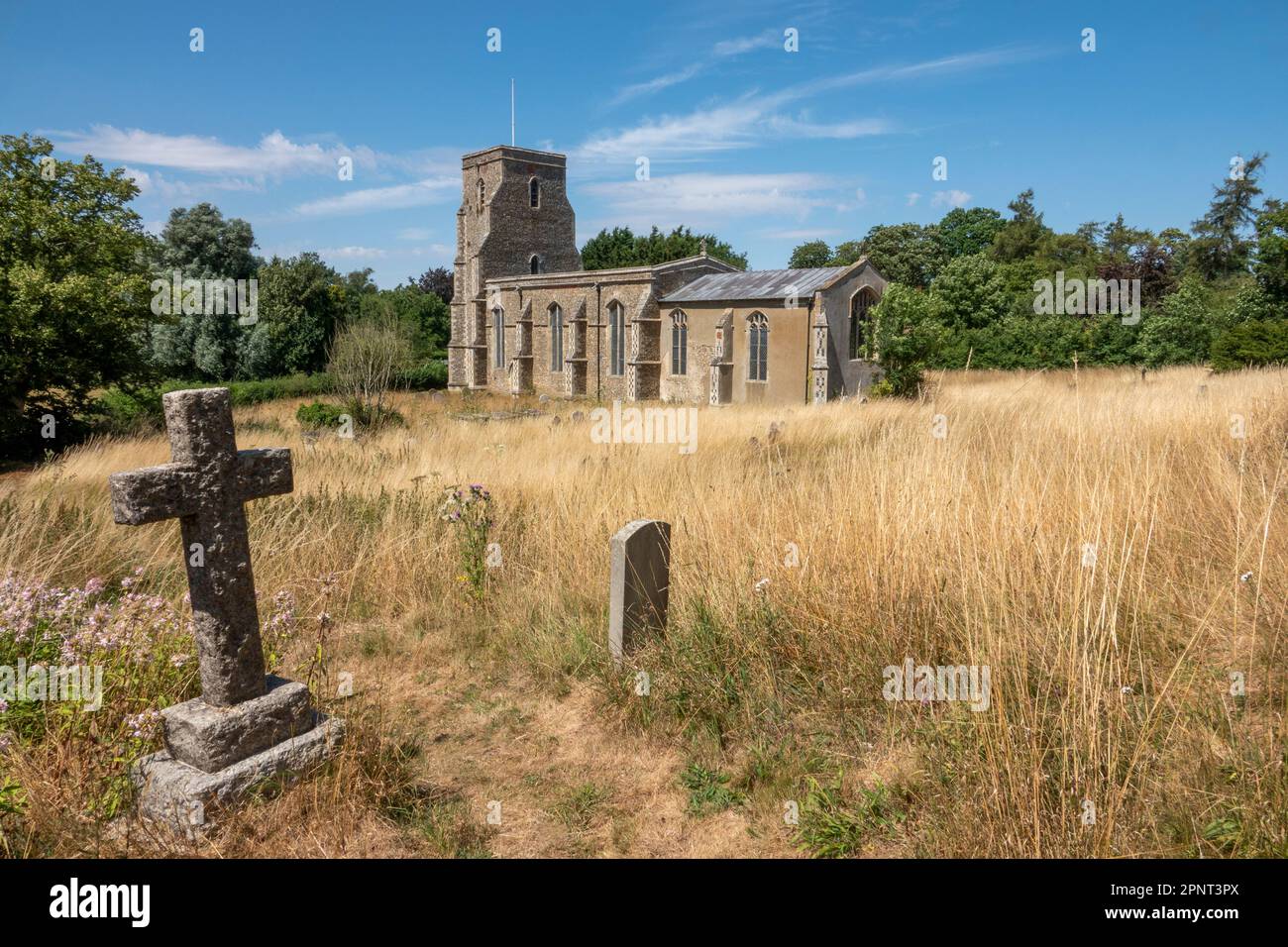 St Mary the Virgin Church Parham, Suffolk Stock Photo - Alamy