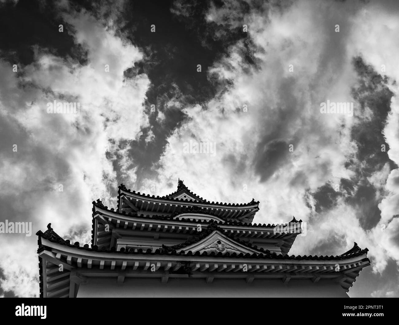 Uwajima Castle and clouds in Ehime Prefecture, Japan Stock Photo - Alamy