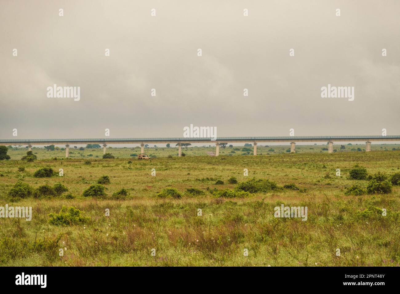 Scenic view of Standard Gauge Railway Line passing through Nairobi ...