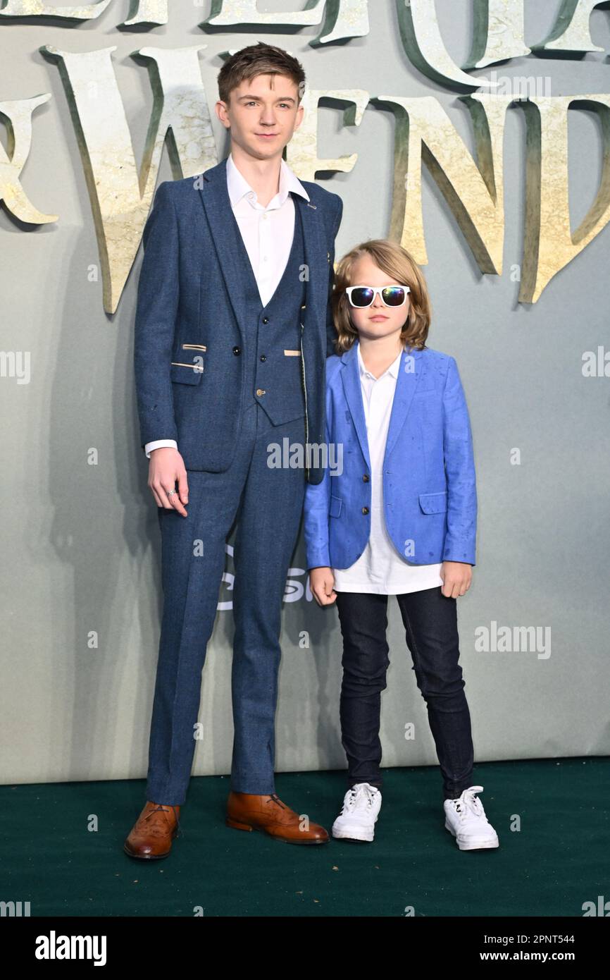 London, UK. 20th Apr, 2023. Joshua Pickering and Jacobi Jupe attending ...