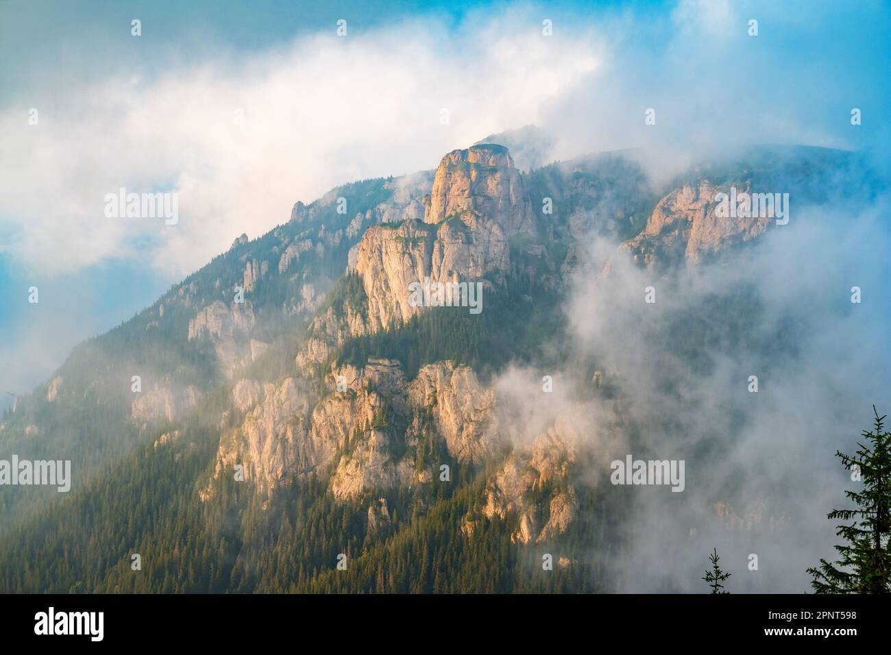 Ceahlau Massif, Eastern Carpathians, in the historic Moldavia region of ...