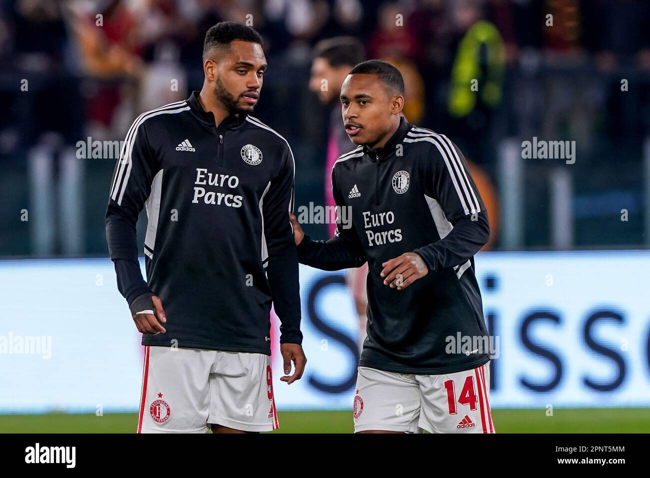 Rome, Italy. 20th April, 2023. Danilo Pereira of Feyenoord and Igor ...