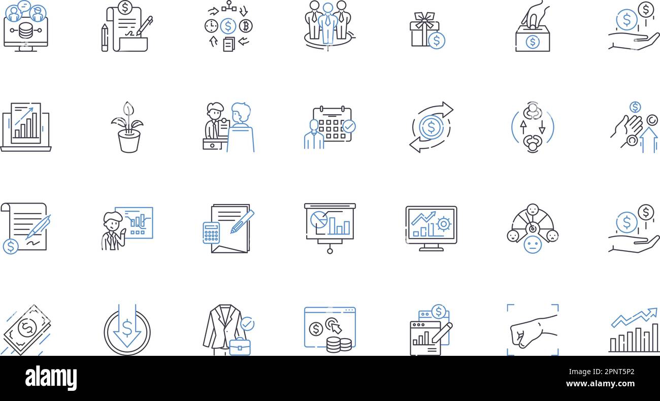 Behavioral economics line icons collection. Irrationality, Incentives ...