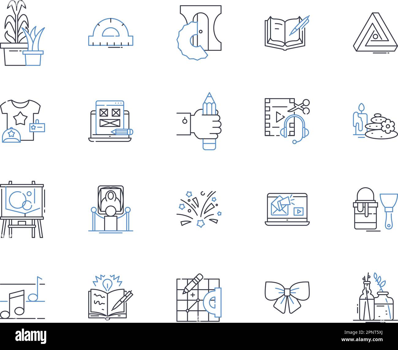 Radical employment line icons collection. Disruptive, Experimental ... Radical employment line icons collection. Disruptive, Experimental ...