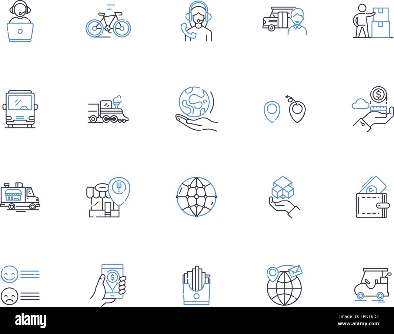Warehousing solutions line icons collection. Inventory, Storage ... Warehousing solutions line icons collection. Inventory, Storage ...