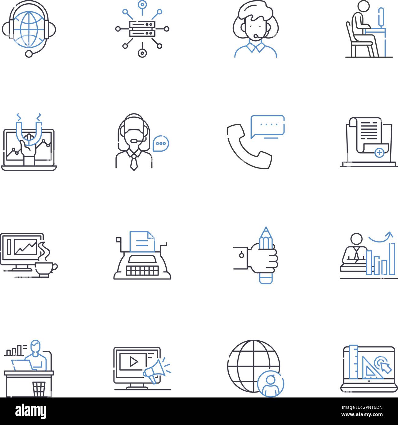 Progressive organization line icons collection. Innovation, Diversity ...