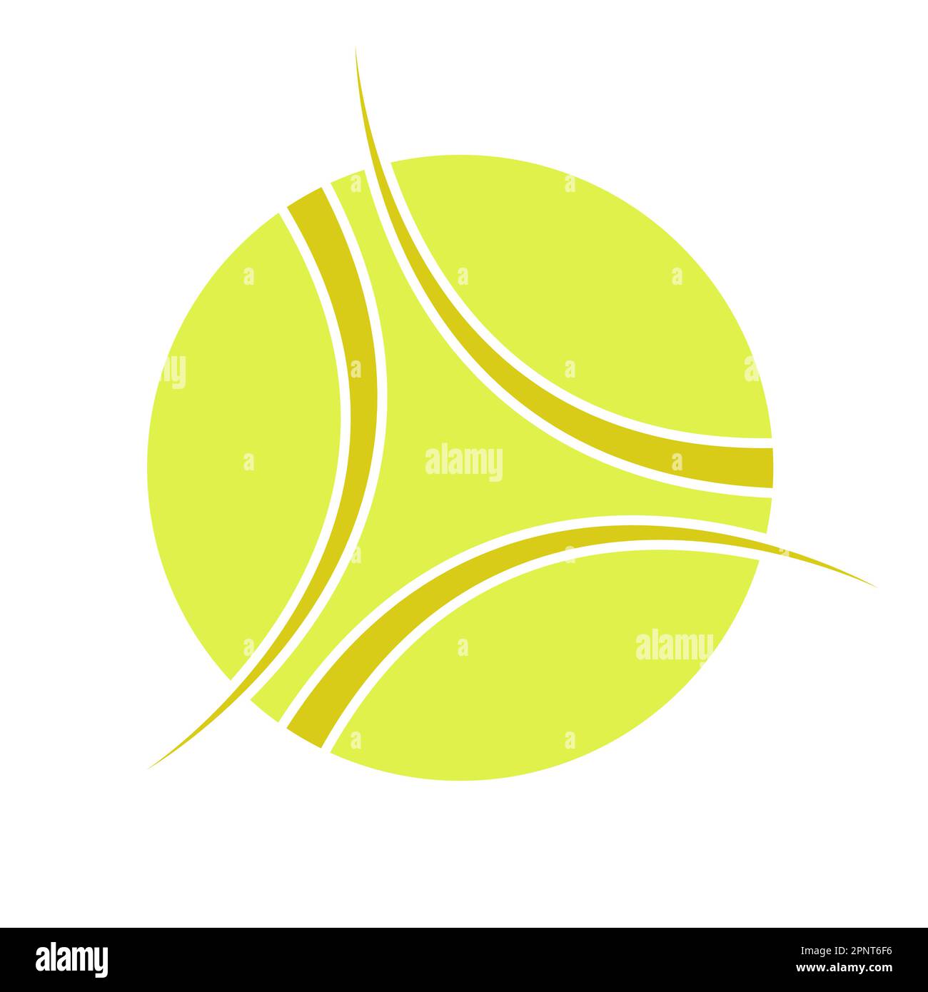 Tennis logo ball club, logotype banner label tennis sport green Stock ...