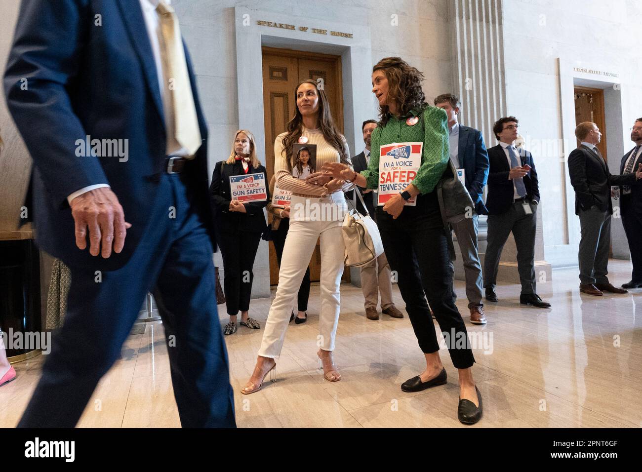 Katherine Moses and Christine Perkinson of Voices for a Safer Tennessee ...