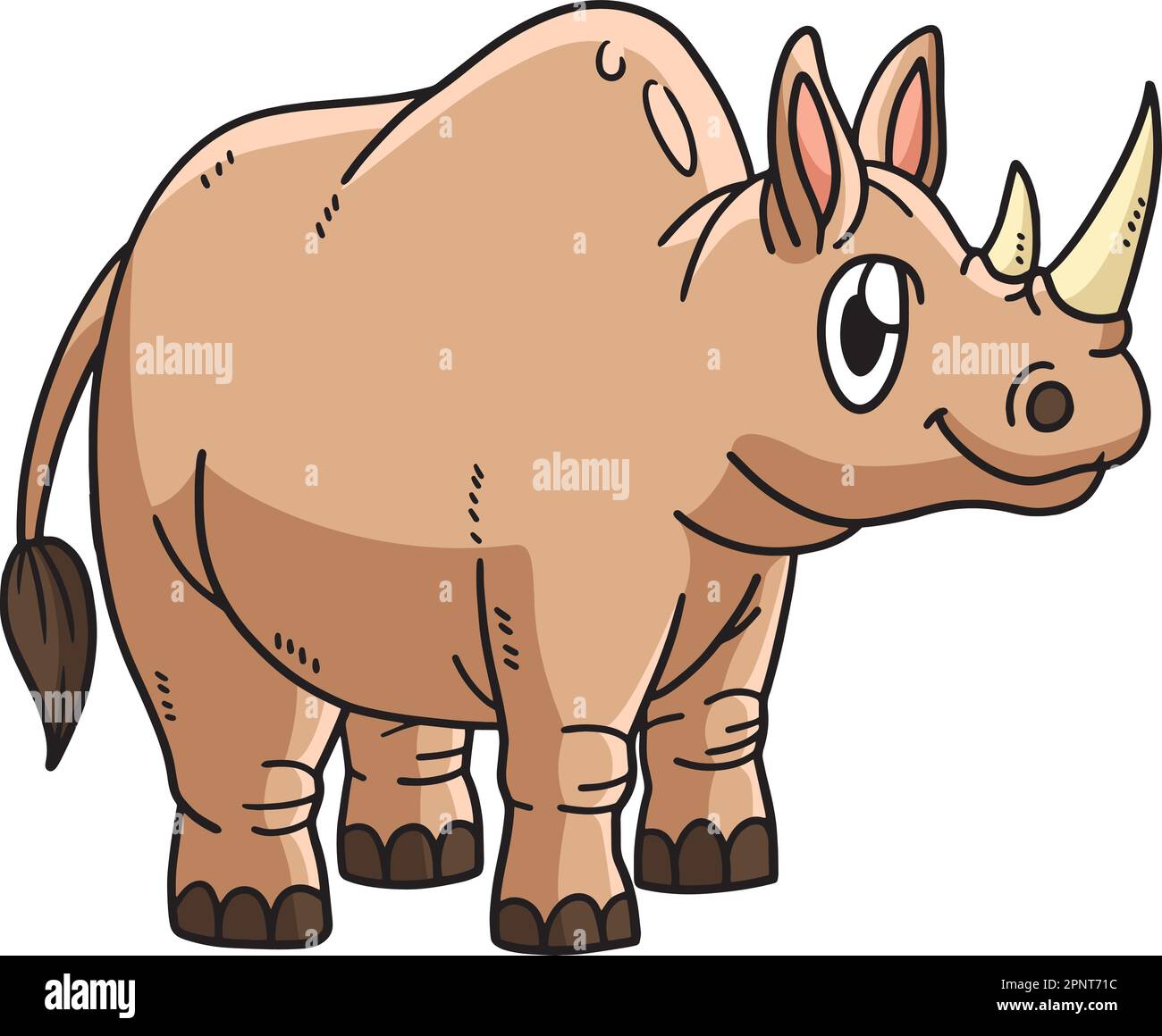 Rhinoceros cartoon hi-res stock photography and images - Alamy
