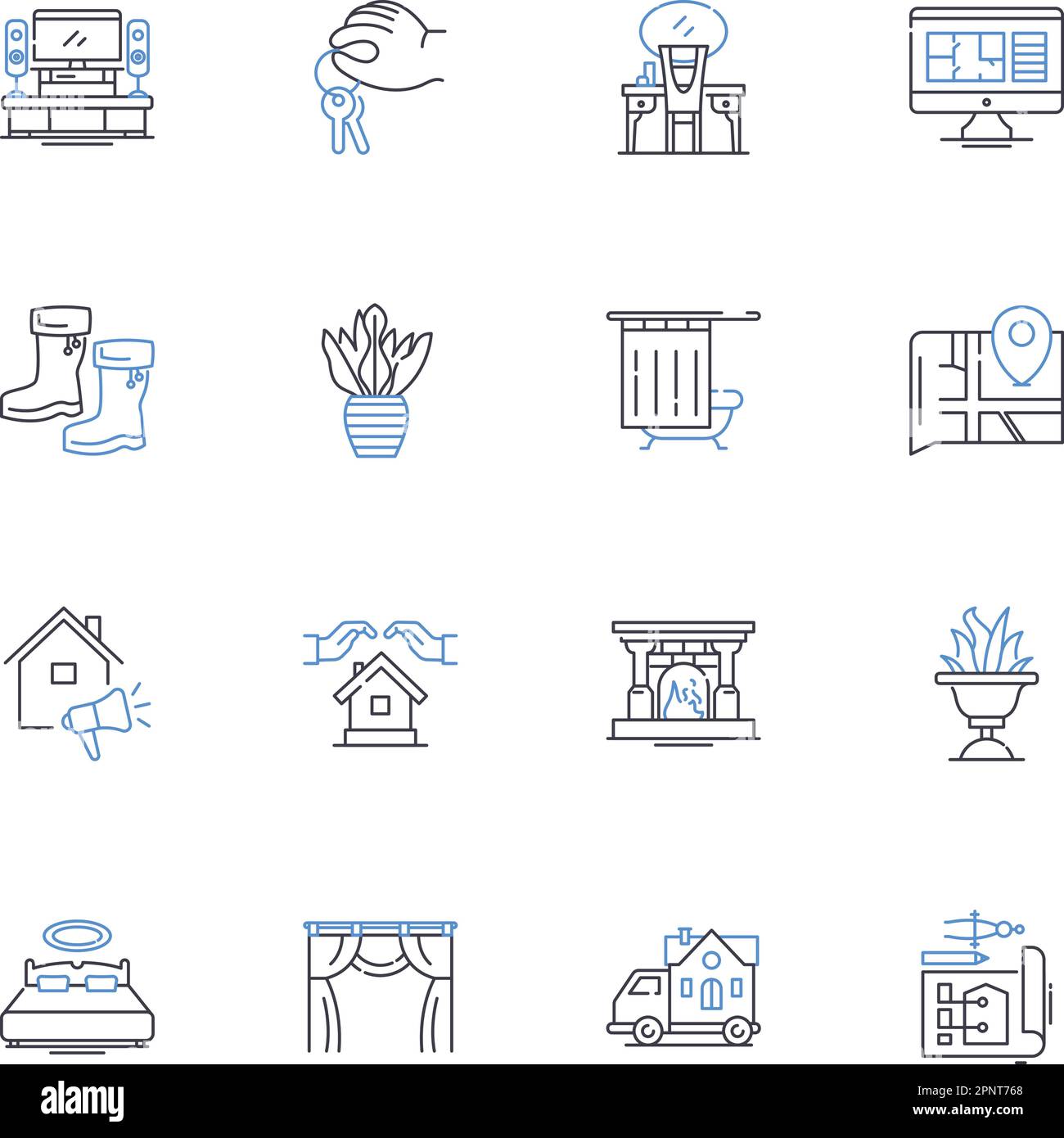 Reimagining line icons collection. Innovation, Renovation ...