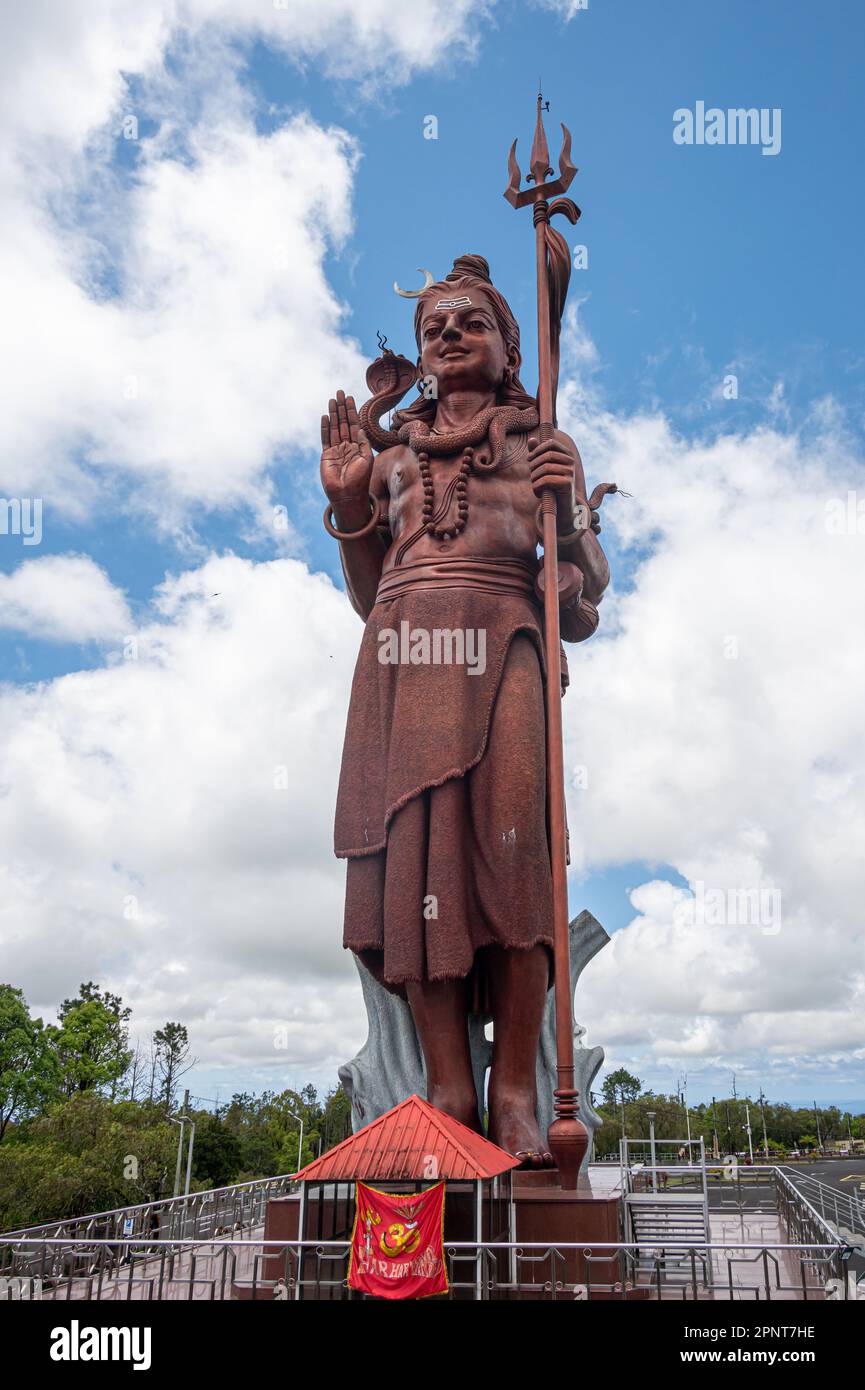 Mangal Mahadev, Shiva Statue at the entrance to the Ganga Talao Temple ...
