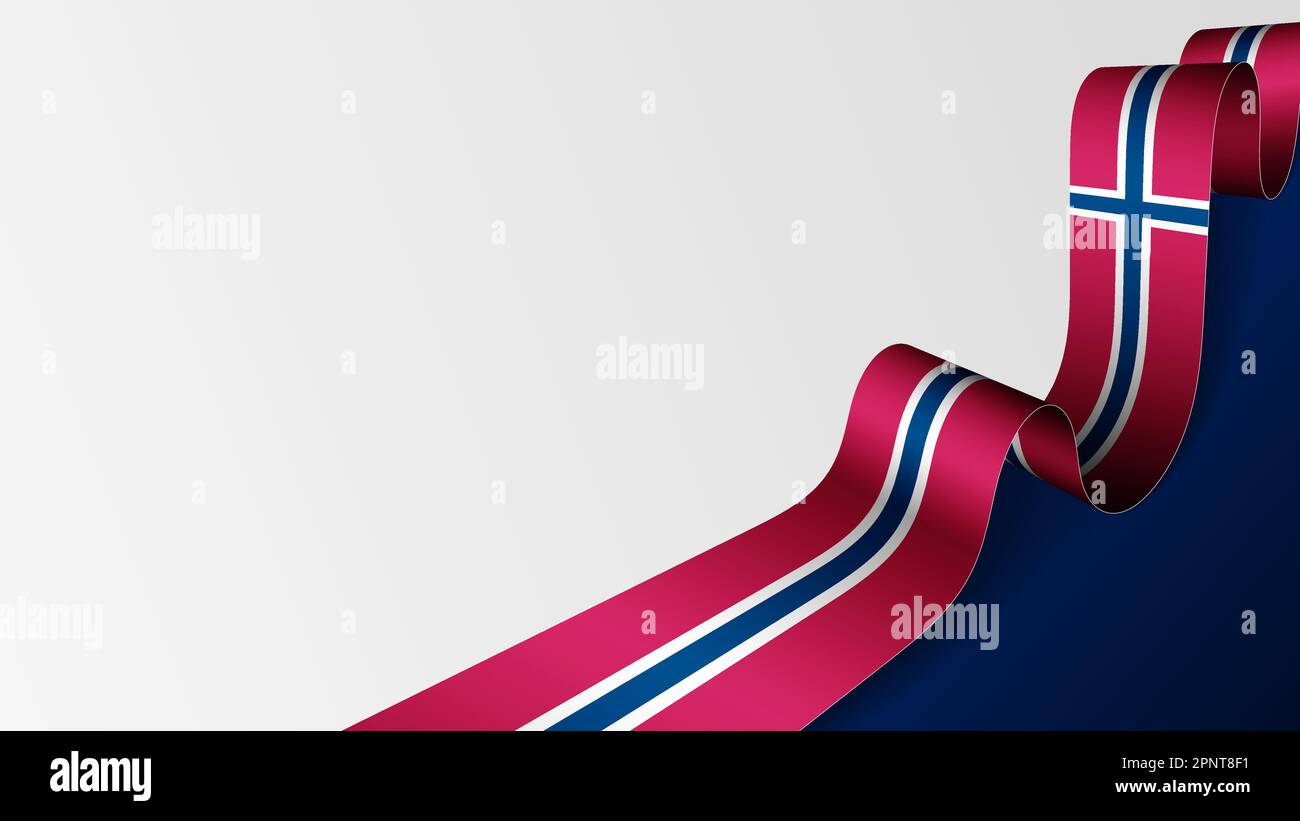 Norway ribbon flag background. Element of impact for the use you want ...