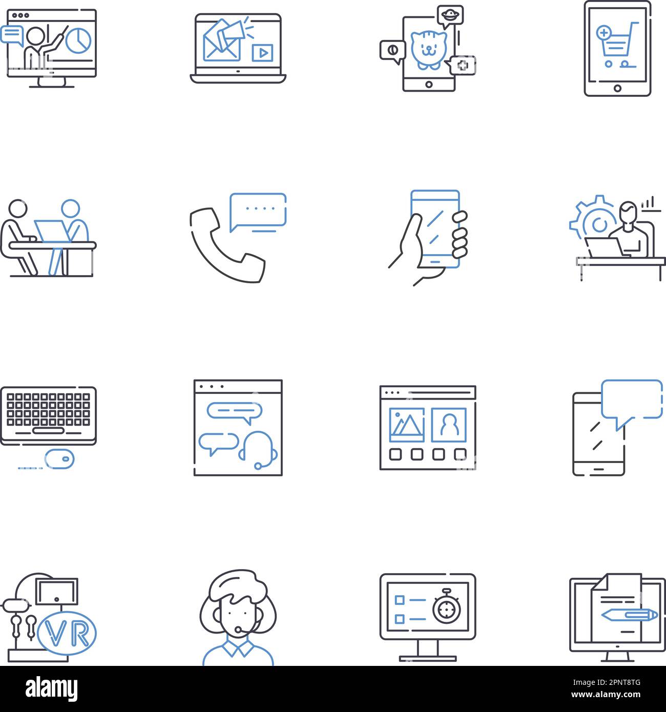 Participant line icons collection. Competitive, Enthusiastic, Involved ...