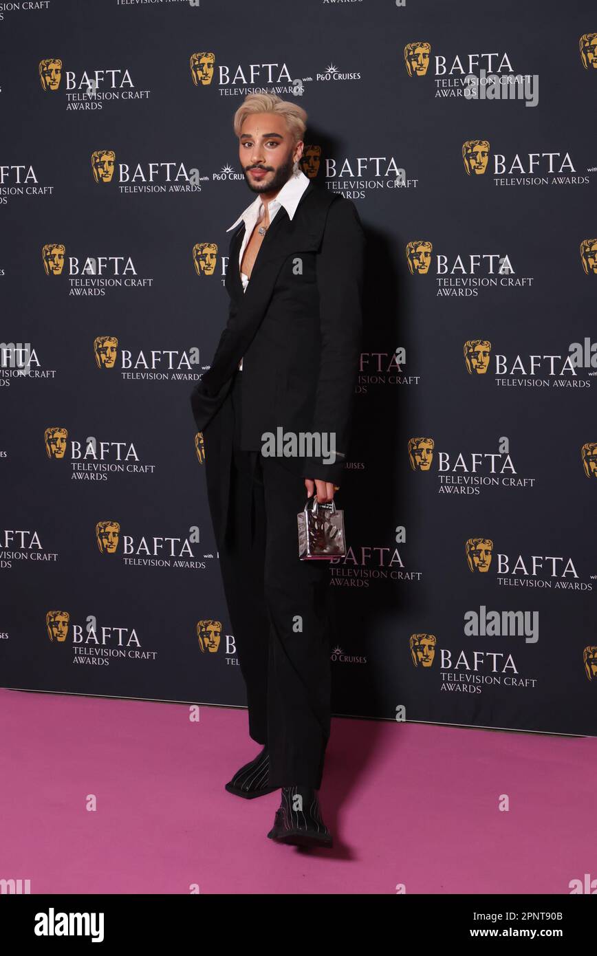 Zain Shah attending the nominees' party for the Bafta TV and Craft ...