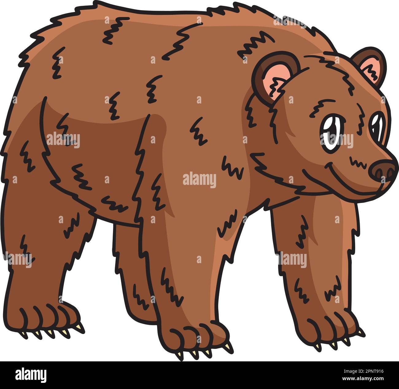 Brown Bear Cartoon