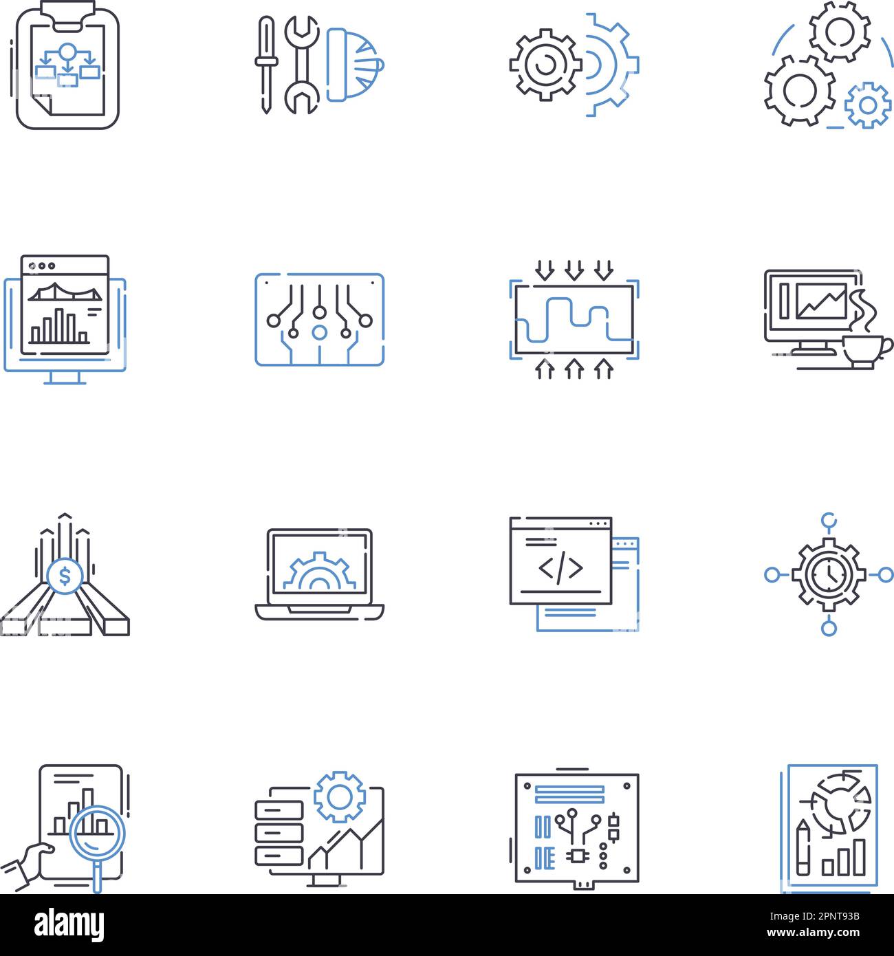 Animation Effects line icons collection. Vividness, Fluidity, Motion ...