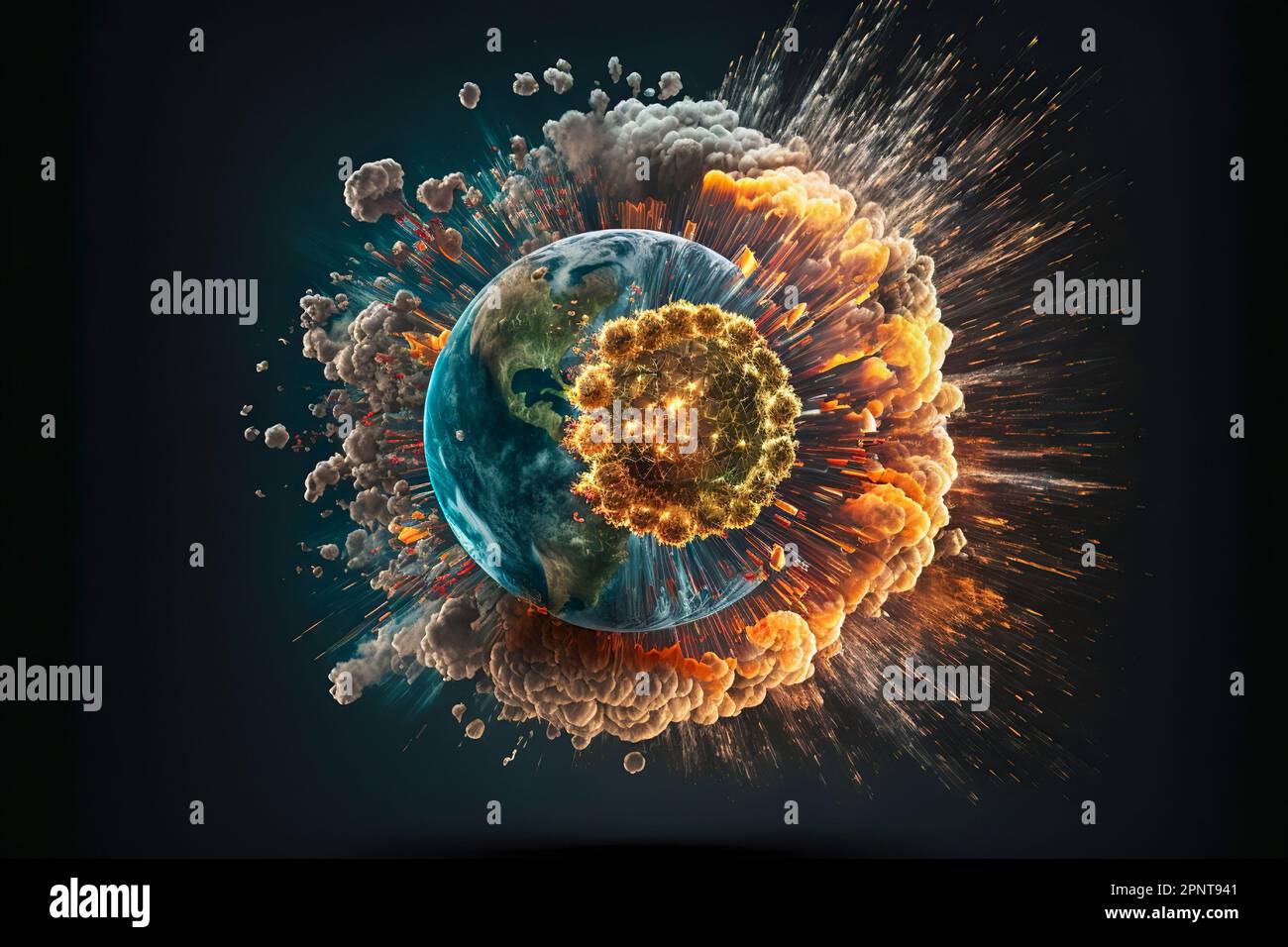 Planetary fragmentation hi-res stock photography and images - Alamy
