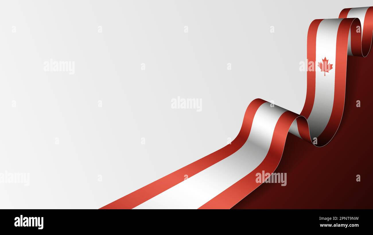 Canada ribbon flag background. Element of impact for the use you want ...