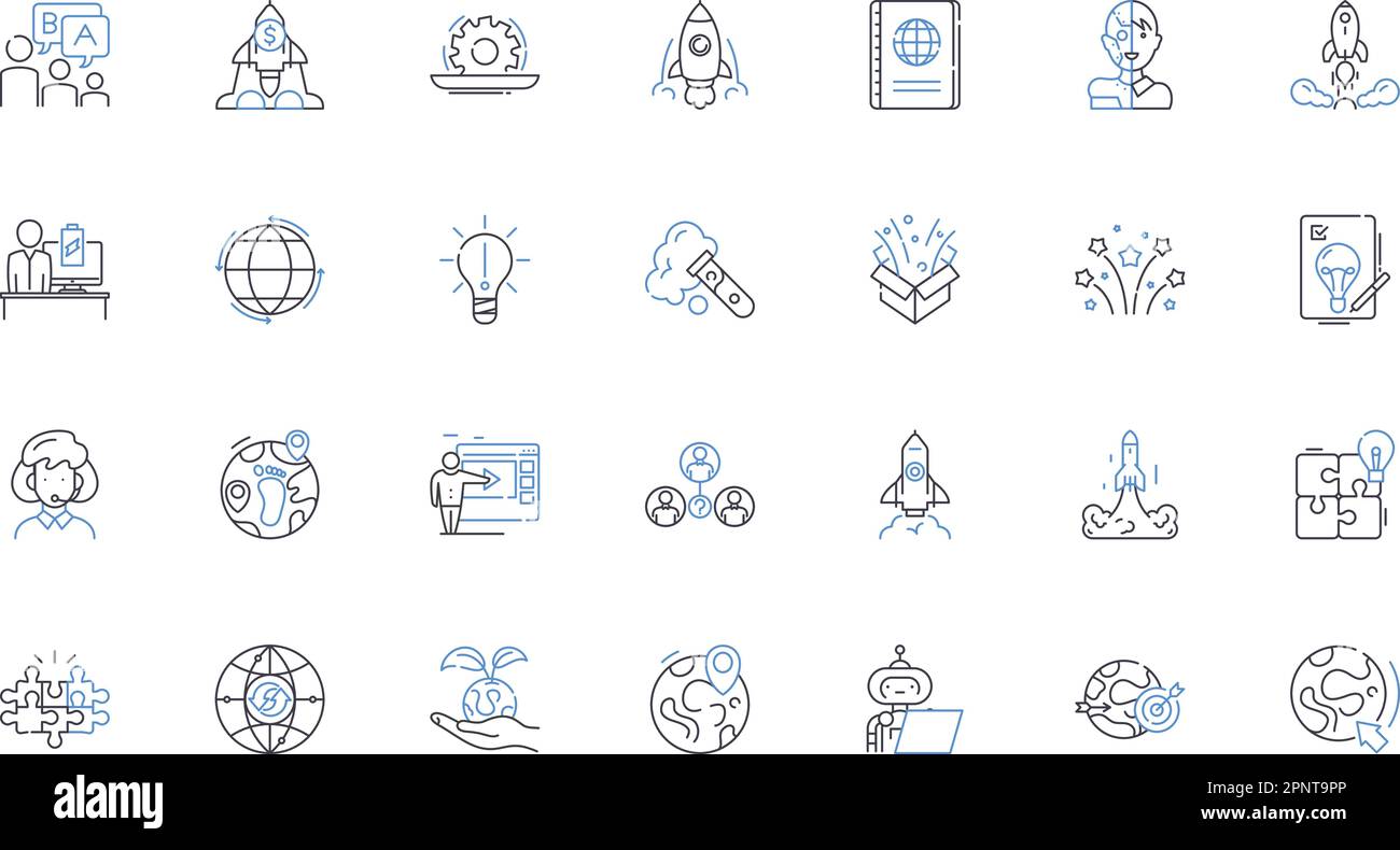 Upgrades line icons collection. Improvement, Enhancement, Advancement ...