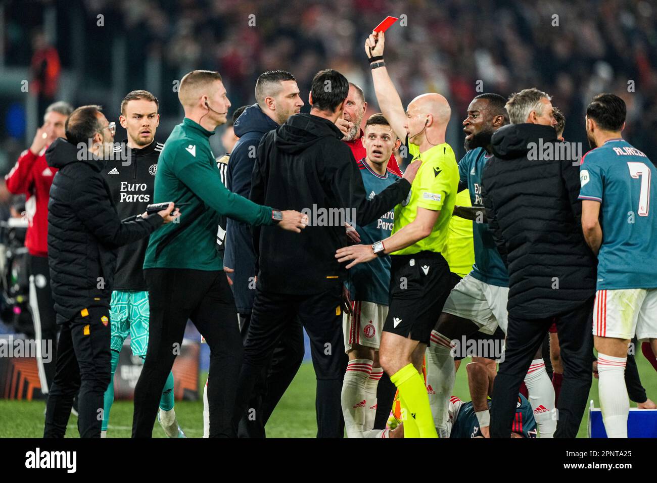 Rome, Italy. 20th Apr, 2023. Rome - Salvatore Foti, Referee Anthony ...
